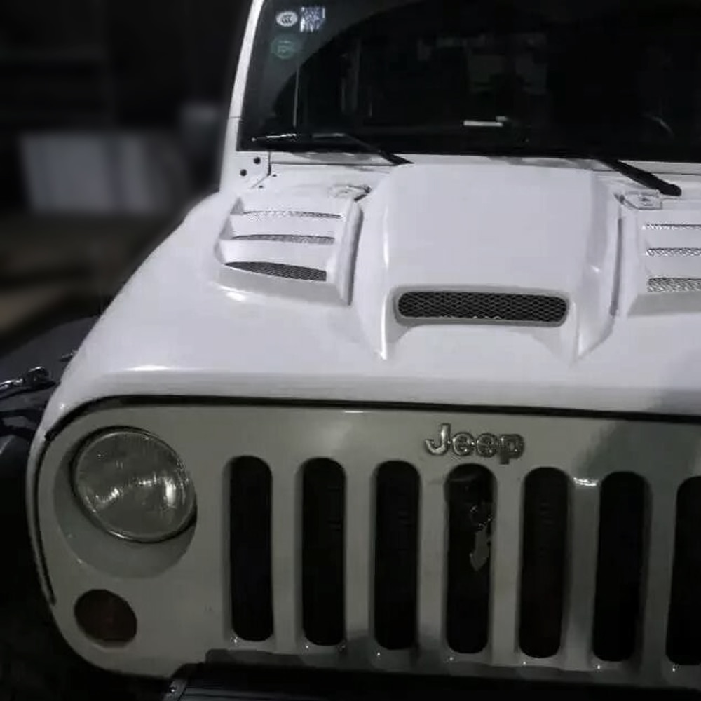 Batman Series Fiber Glass Hood for 07-17 Jeep Wrangler JK - Skull Krushers