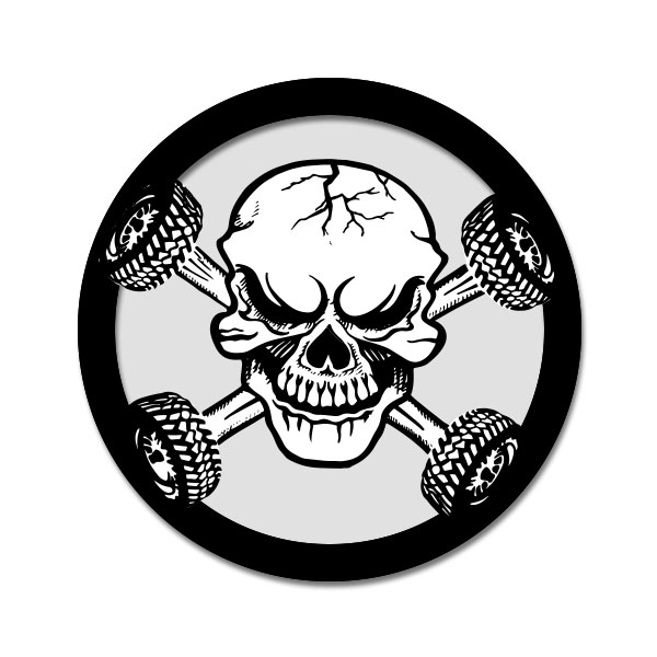 Skullkrusher Gas Cap Logo - Skull Krushers