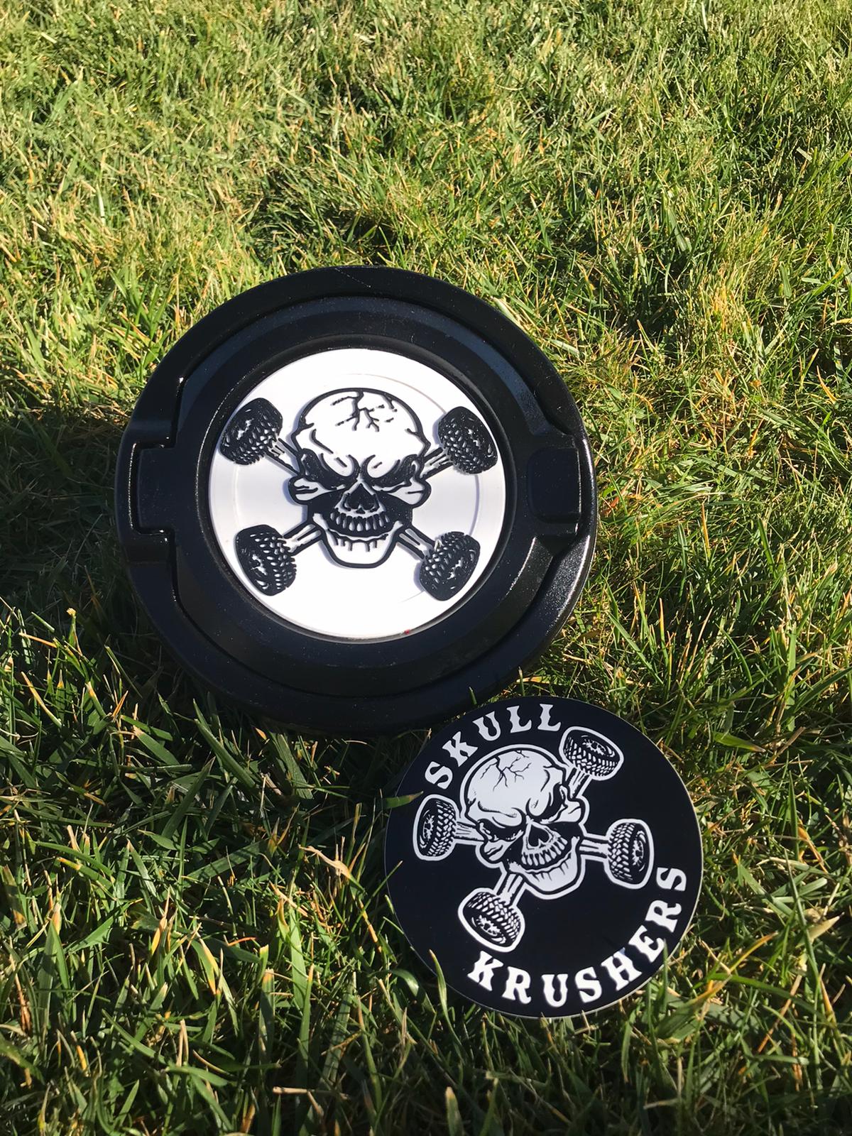 Skullkrusher Logo - Gas Cap for JL - Skull Krushers