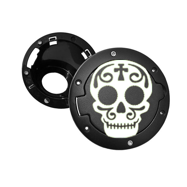 Sugar Skull Gas Cap Logo - Skull Krushers