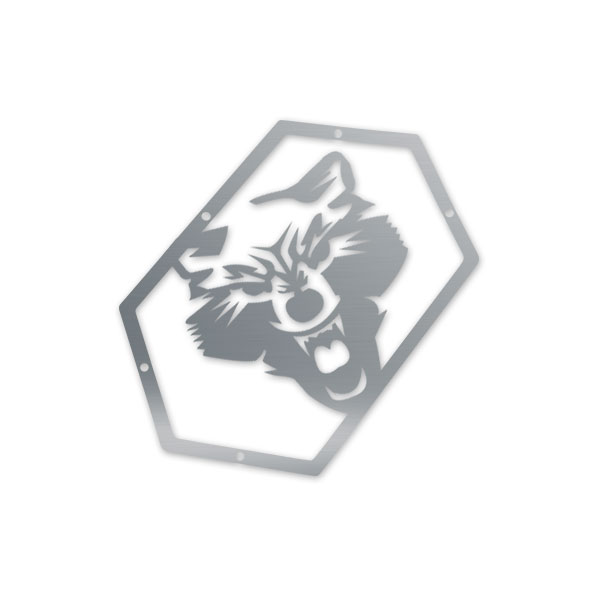 sk angry wolf Fender logo - Skull Krushers