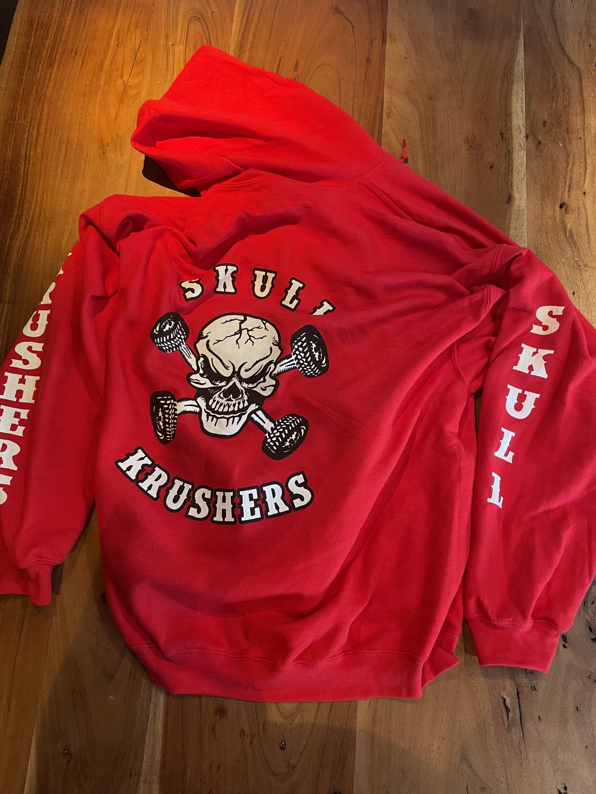 Skull pull over Sweatshirts Red - Skull Krushers